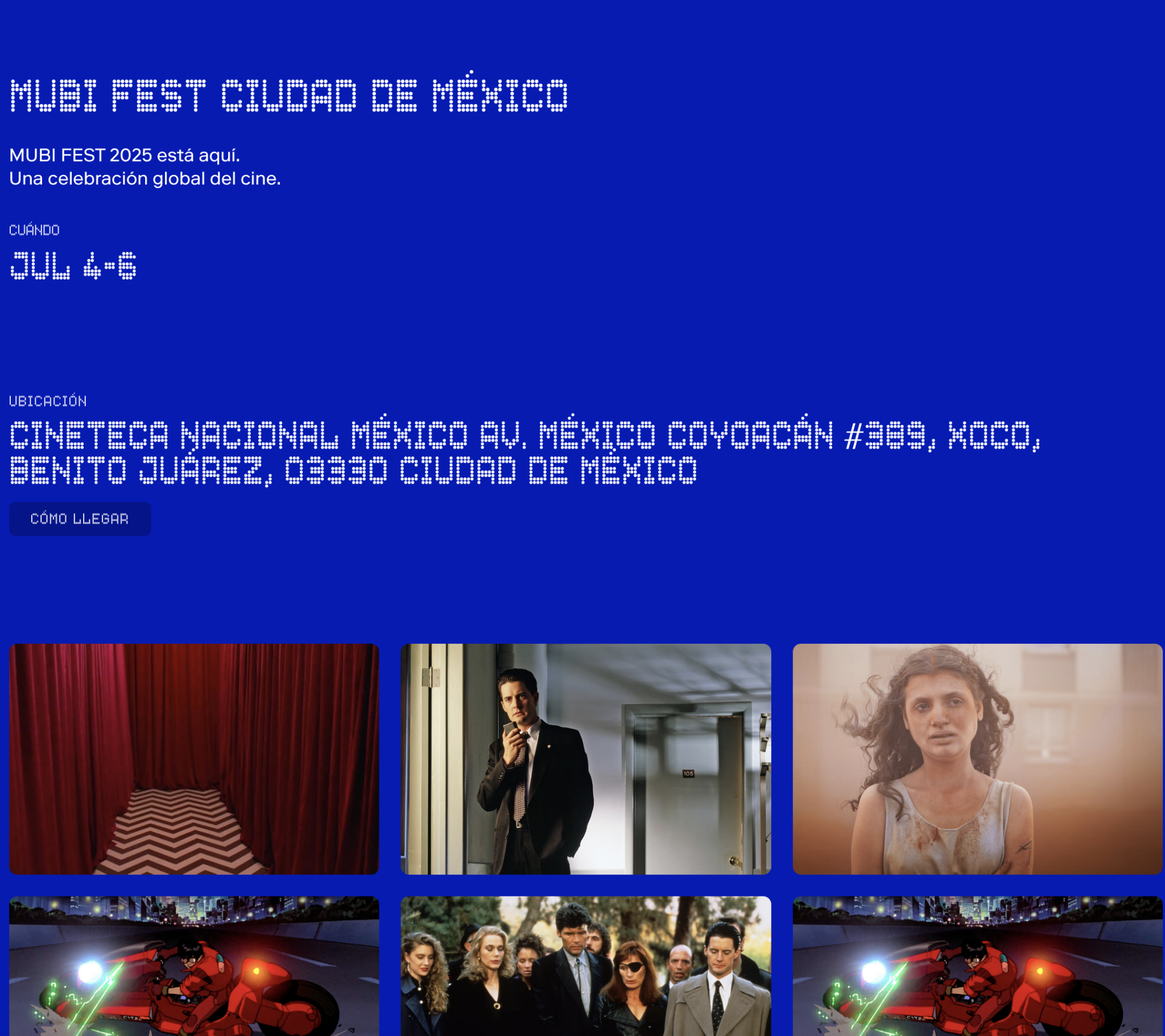 MUBI Fest 2025 llega a CDMX con versión inédita de Amores Perros y otros clásicos del cine ...